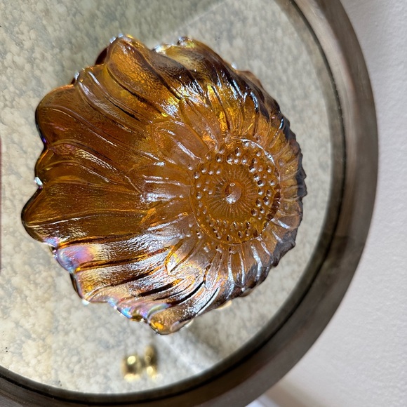 Indiana Glass | Kitchen | Vintage Depression Glass Candy Dish | Poshmark